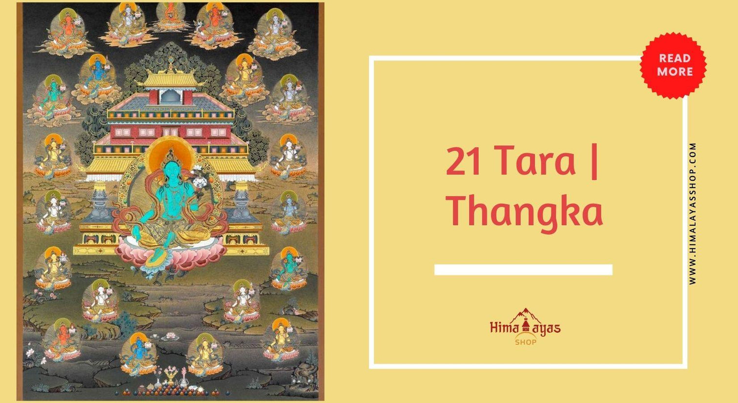 21 Forms Of Tara on Thangka Painting – Himalayas Shop