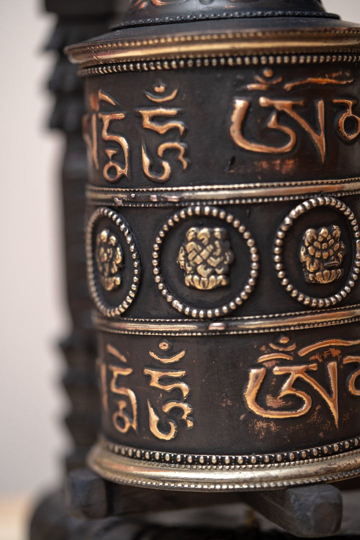Om Mani Padme Hum Mantra Prayer Wheel – Himalayas Shop