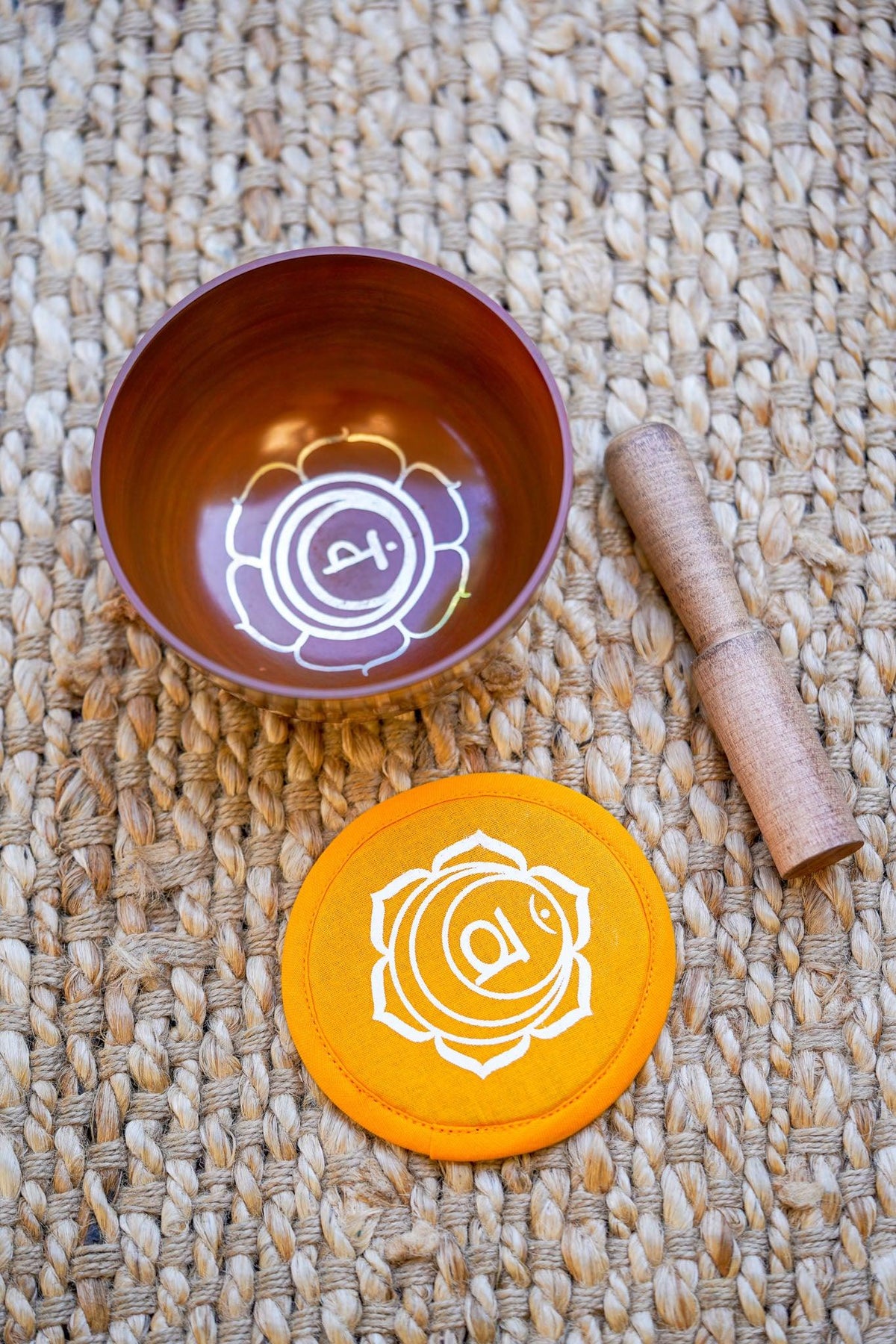 7 Colourful Singing Bowl Chakra Set