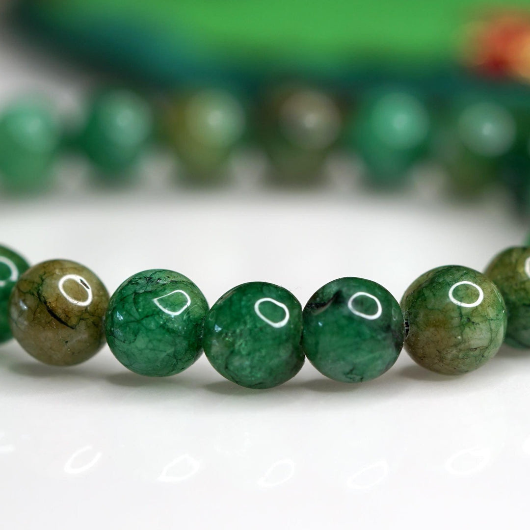 Green Emerald Bracelet | Energise Chakra with Natural Stone – Himalayas ...