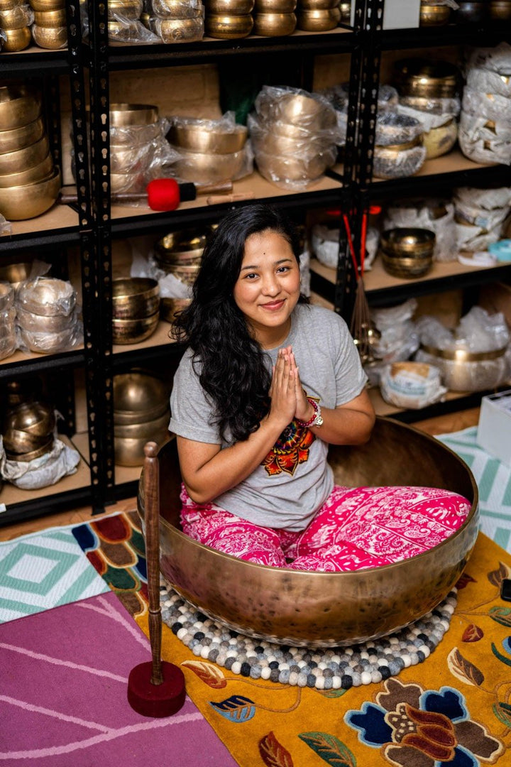 Himalayas Full Moon Singing Bowl | Best Vibration and Tone – Himalayas Shop